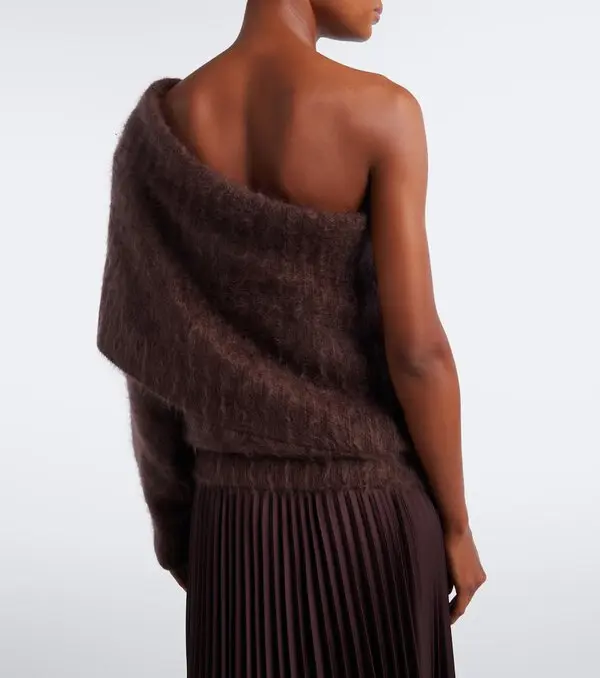 JOSEPH Parwich One-shoulder Cashmere Sweater