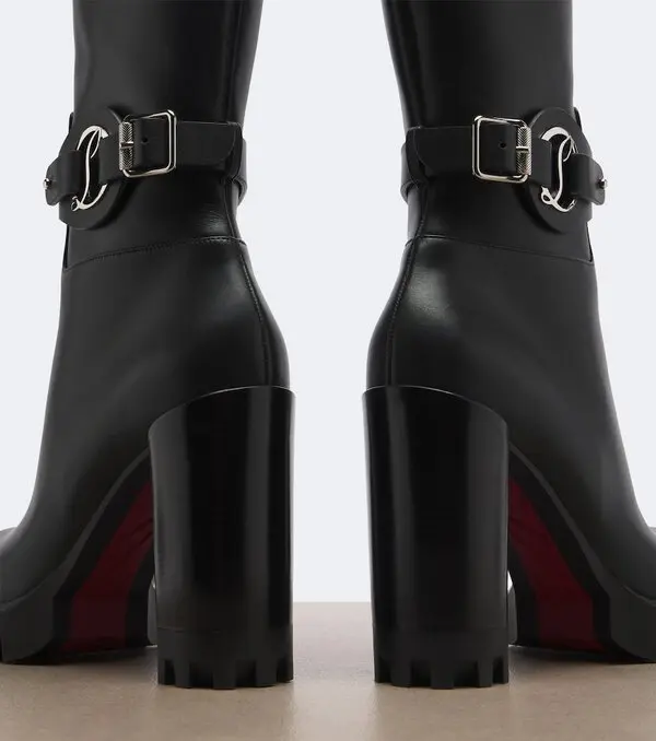 CHRISTIAN LOUBOUTIN Dianouchette Leather Knee-high Boots