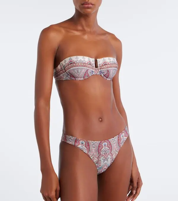 Zimmermann Fairlight Paisley Bikini Top