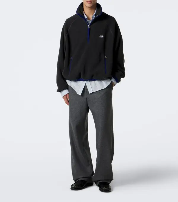 AMI Paris Oversized Fleece Jacket