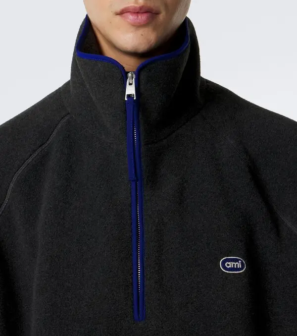 AMI Paris Oversized Fleece Jacket
