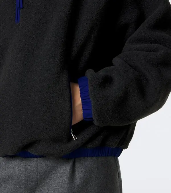 AMI Paris Oversized Fleece Jacket