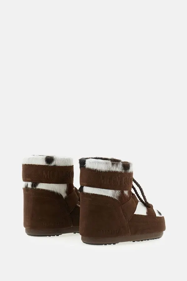 Moon Boot Icon Snow Boots In Horseflesh Leather