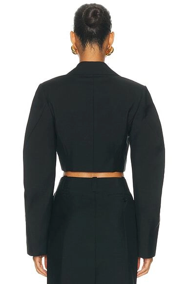 Givenchy Cropped Cocoon Sleeve Jacket