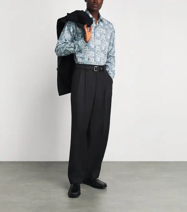 Eton Organic Cotton Printed Shirt