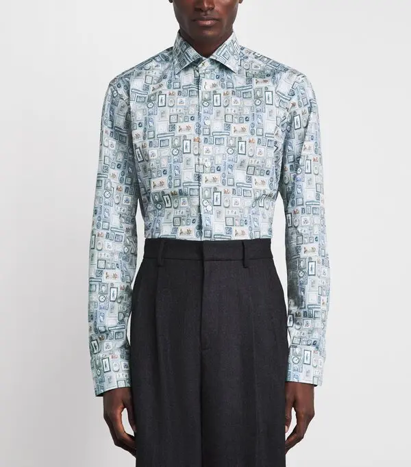 Eton Organic Cotton Printed Shirt