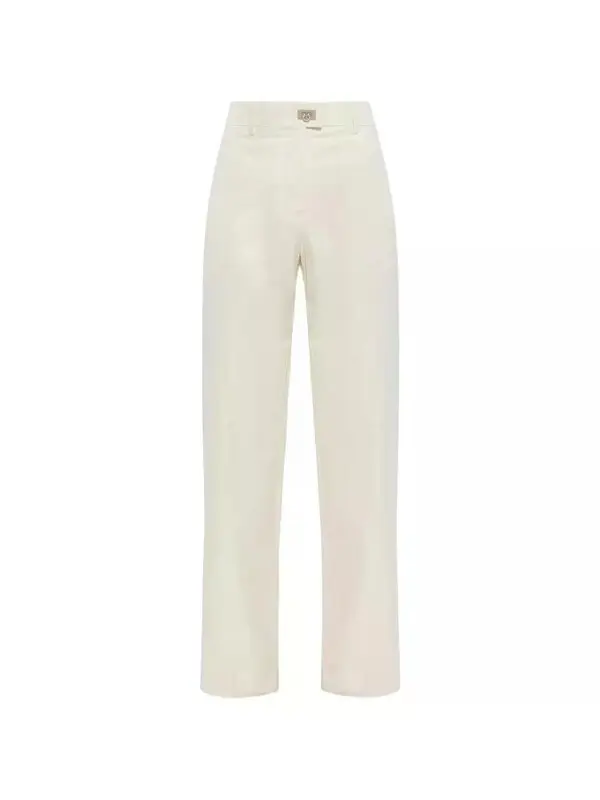 FERRAGAMO Gancini-plaque Trousers