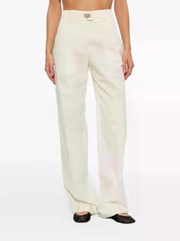 FERRAGAMO Gancini-plaque Trousers