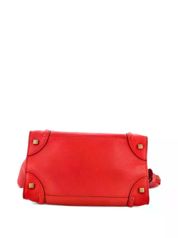 Celine Luggage Bag Grainy Leather Mini Tote Bag