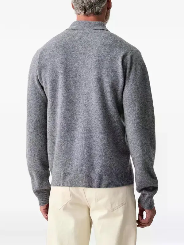 Lindbergh Zip-up Collared Cardigan
