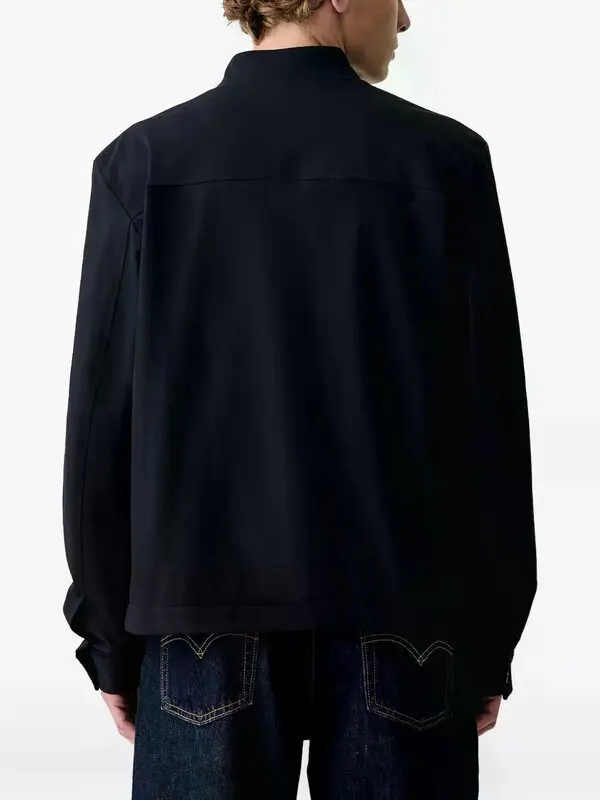 TRUSSARDI Embroidered-logo Zip-up Jacket