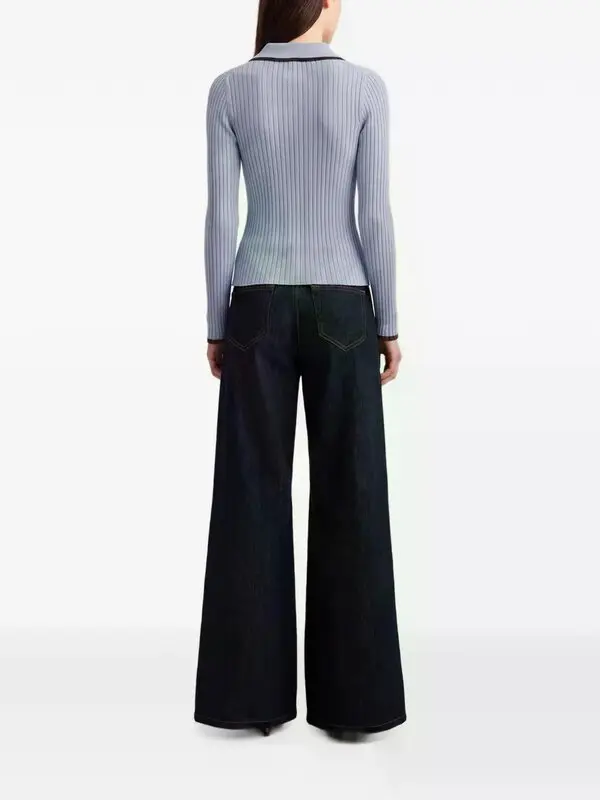Anna Quan Ashlen Ribbed-knit Top