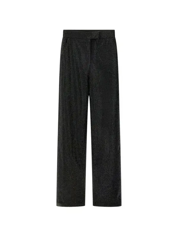 TWENTY FOURHAITCH Imarya Crystal-embellished Wide-leg Trousers