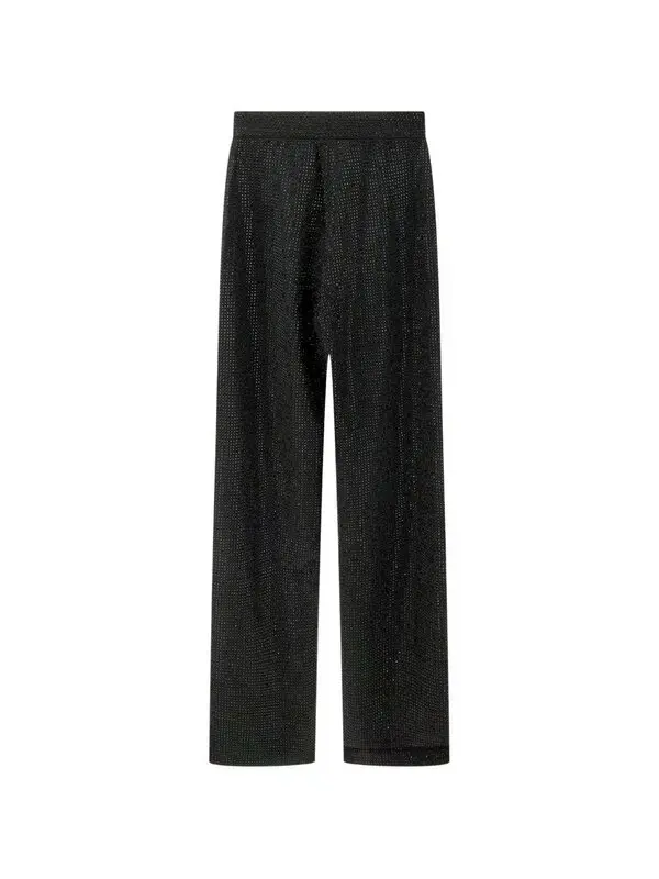 TWENTY FOURHAITCH Imarya Crystal-embellished Wide-leg Trousers