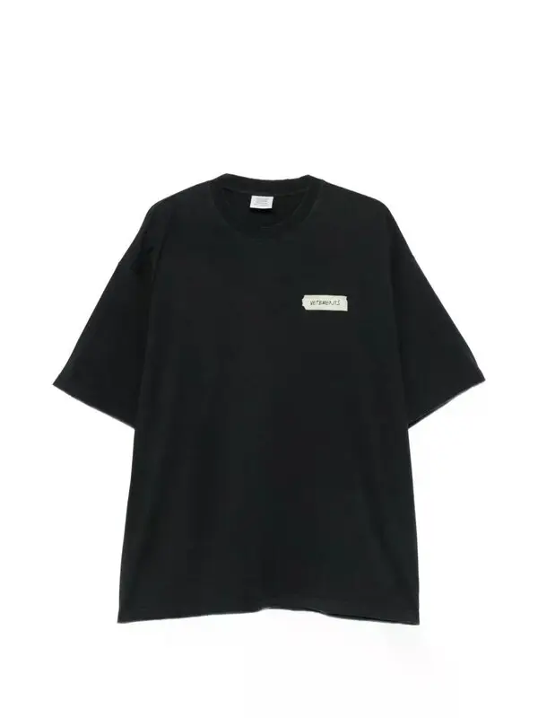 Vetements Logo-patch T-shirt
