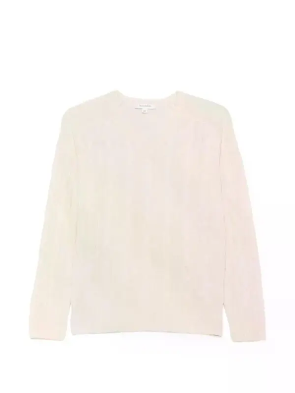 Sporty & Rich Ivan Cable-knit V-neck Sweater