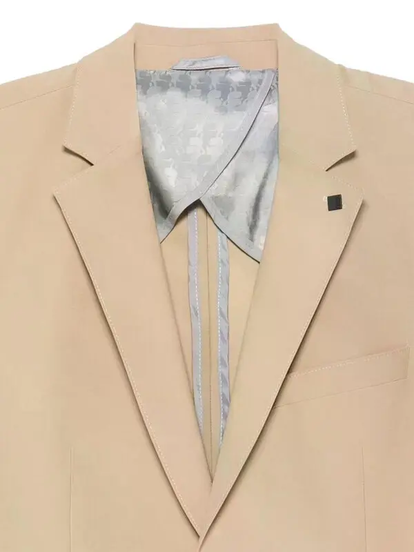 Karl Lagerfeld Smart Notched-lapel Single-breasted Blazer