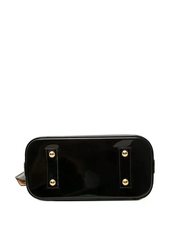 LOUIS VUITTON 2016 Monogram Vernis Alma Bb Satchel