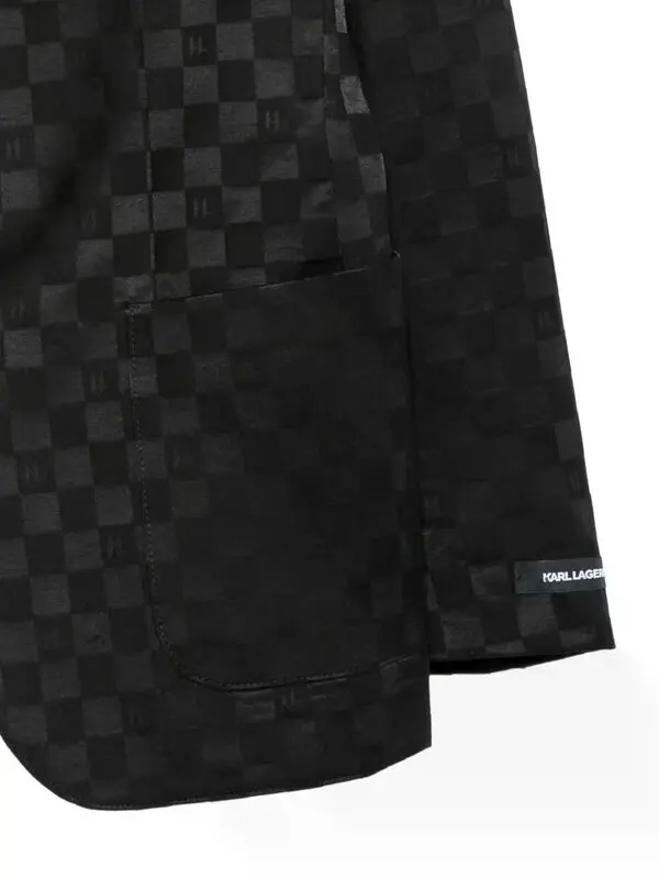 Karl Lagerfeld Smart Check-pattern Blazer