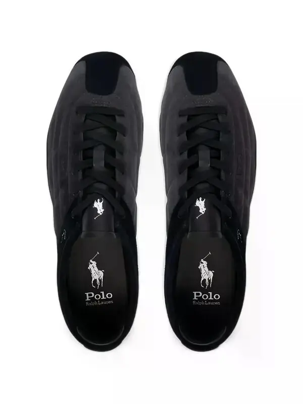 Polo Ralph Lauren Rl Racer Quilted-suede Sneakers