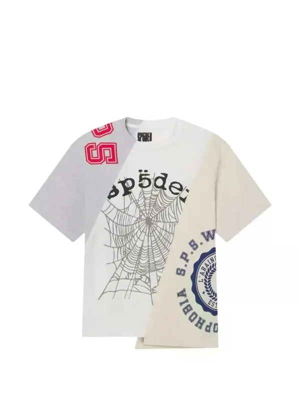 SP5DER Asymmetrical 5 Graphic-print T-shirt
