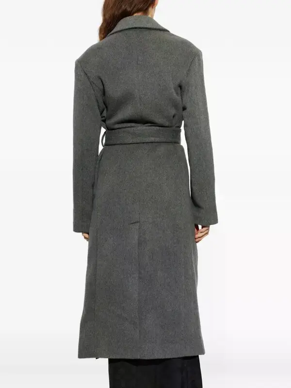 Off-White Cashmere Belted Coat