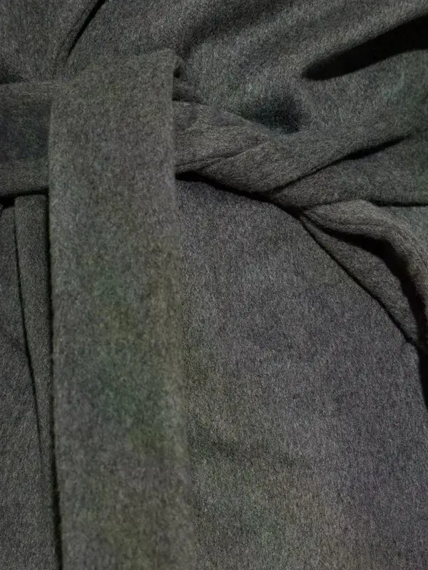 Off-White Cashmere Belted Coat