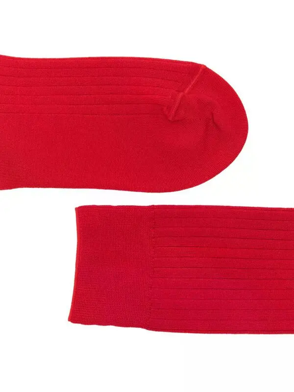 ANT45 Urbana Long Ribbed-knit Socks