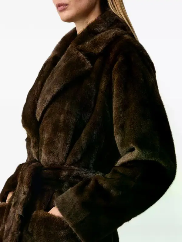 FRACOMINA Classic Long Sleeves Belted Coat