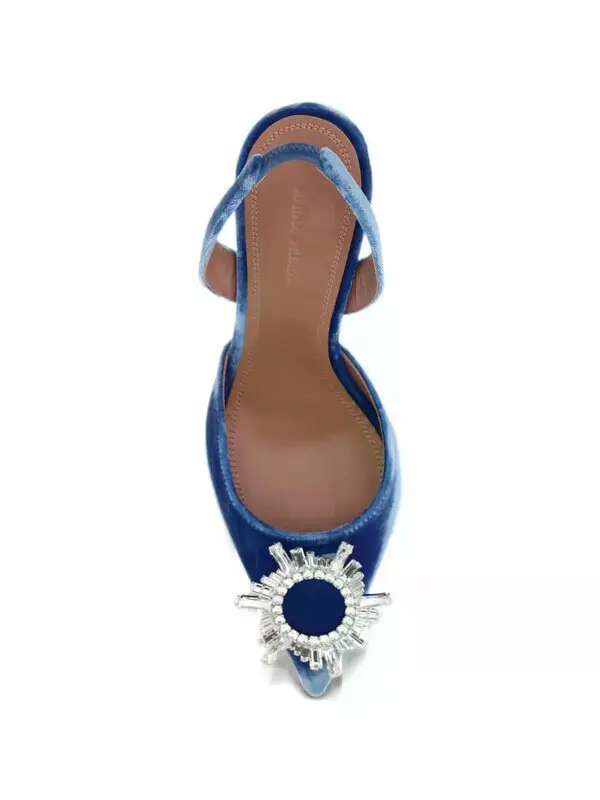 Amina Muaddi Begum Crystal-embellished Sandals