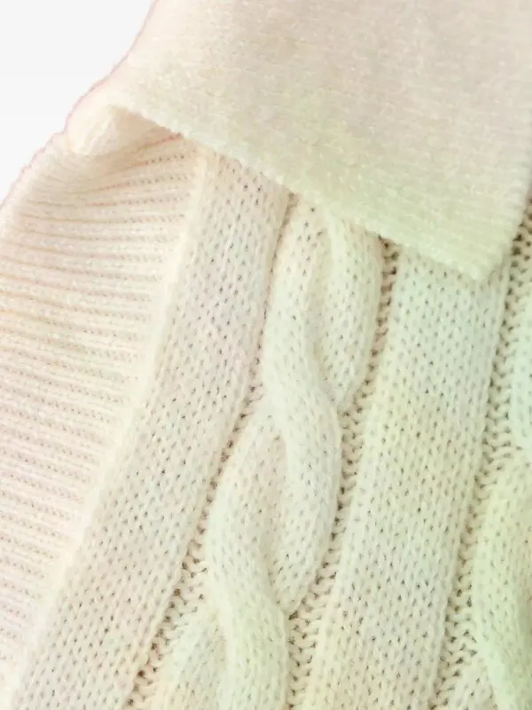 Marc O'polo Cable-knit Polo Sweater