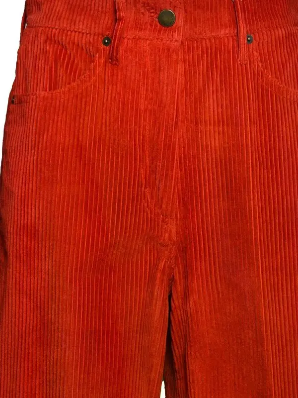 Momoni Aoki Corduroy Wide-leg Trousers