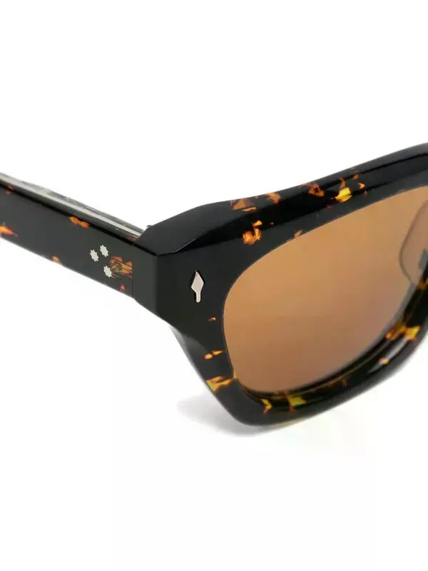 JACQUES MARIE MAGE Dealan Tortoiseshell-effect Square-frame Sunglasses