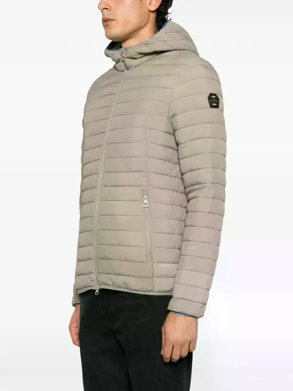 PIQUADRO Hooded Quilted Jacket