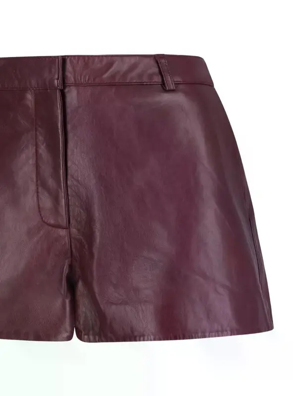 Retrofete Naya Leather Shorts