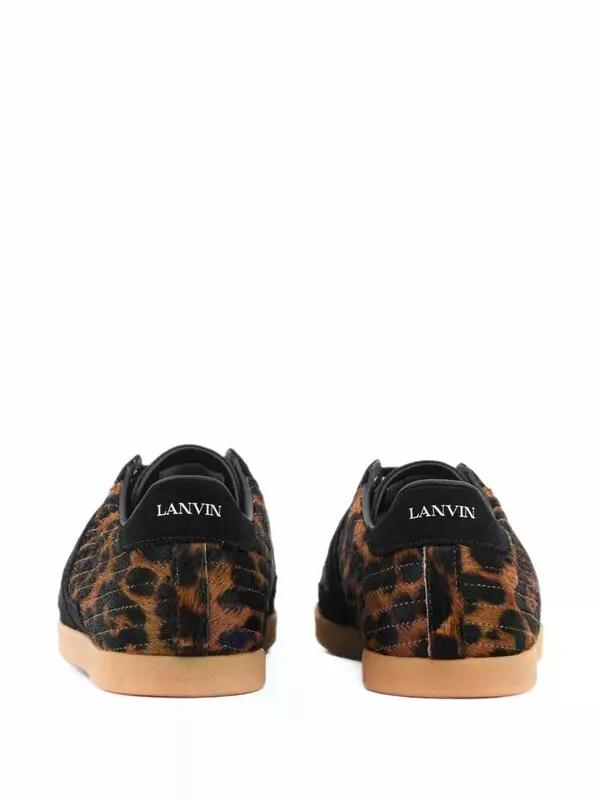 LANVIN Glenn 2.0 Leopard-print Sneakers