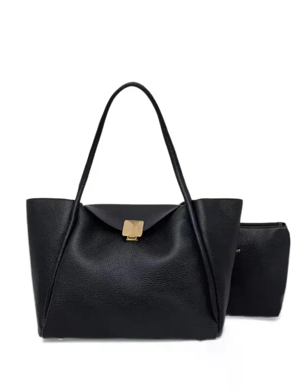 Lola Casademunt Logo-plaque Pebbled-effect Tote Bag
