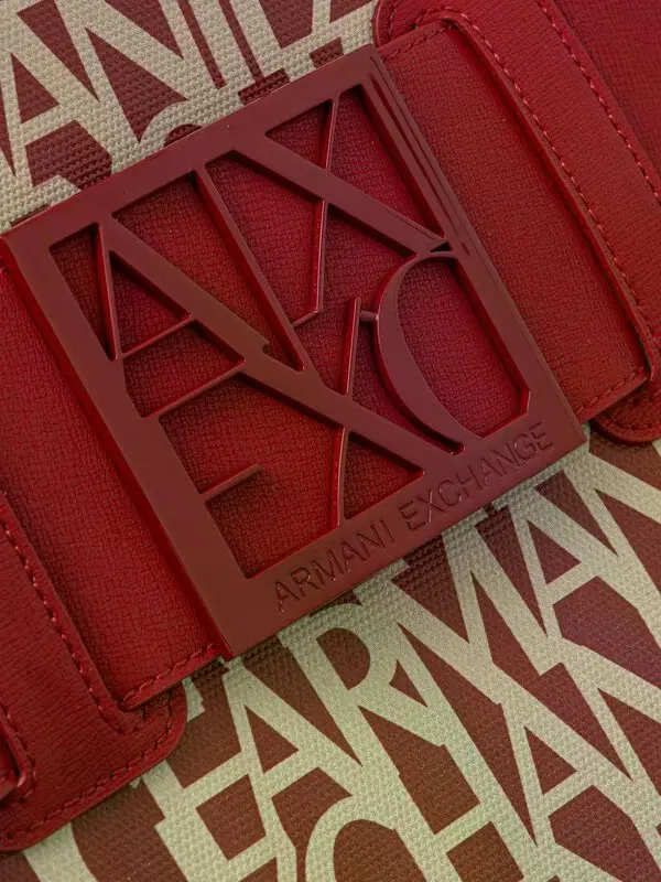 Armani Exchange Logo-print Panelled Tote Bag