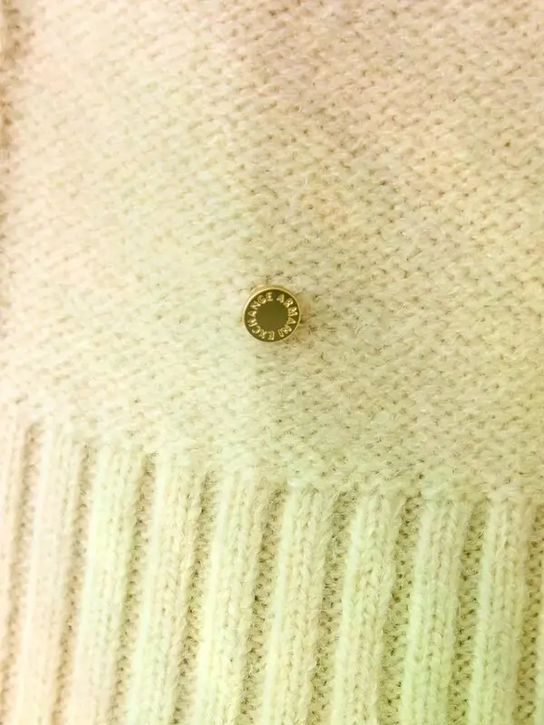 Armani Exchange Cable-knit V-neck Sweater