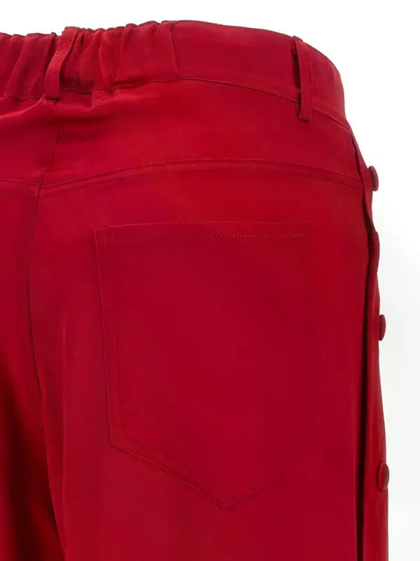 DI.LA3 PARI' Button-detail Wide-leg Trousers