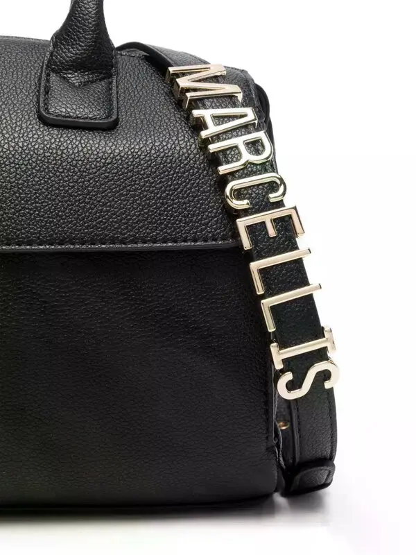 MARC ELLIS Alysa Logo-plaque Pebbled Tote Bag
