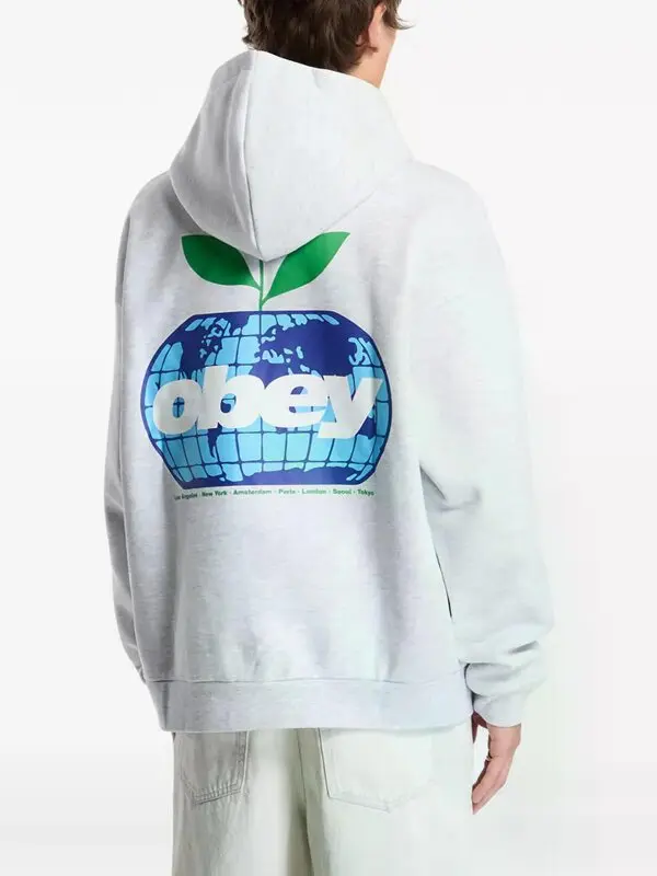 Obey Intercontinental Graphic-print Hoodie