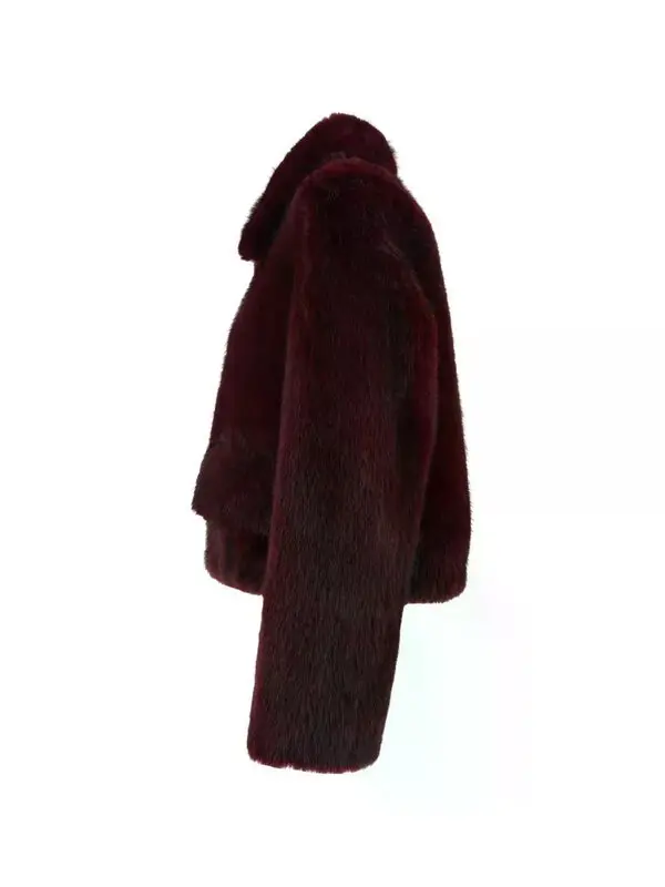 DROWS Faux-fur Front-flap-pockets Jacket