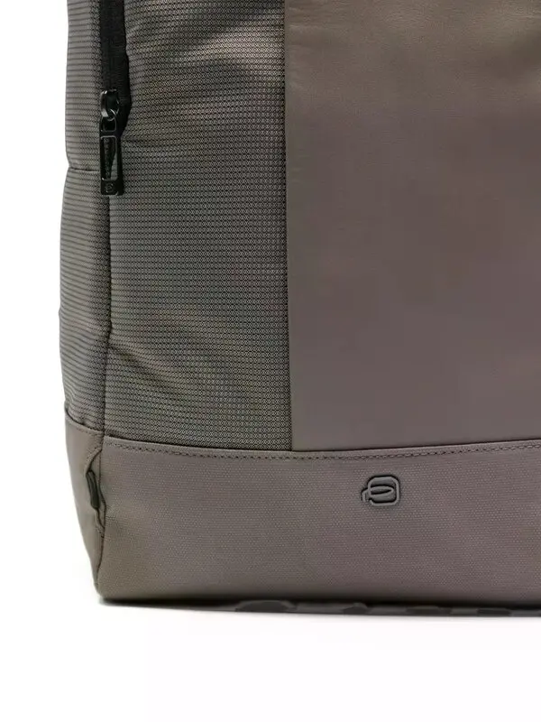 PIQUADRO Panelled Logo-plaque Backpack