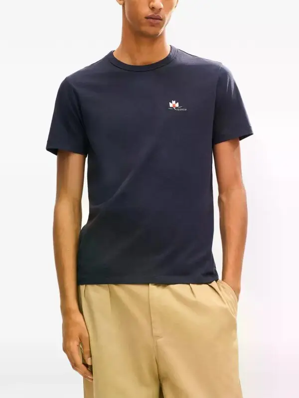 Kenzo Ikat Flower Cotton T-shirt