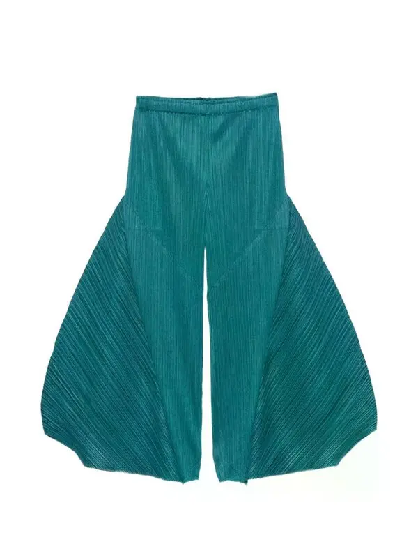 Issey Miyake Pleated Trousers - Blue