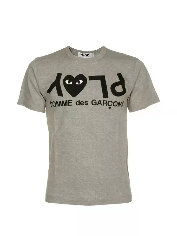 Play Comme Des Garcon Logo-print Cotton T-shirt