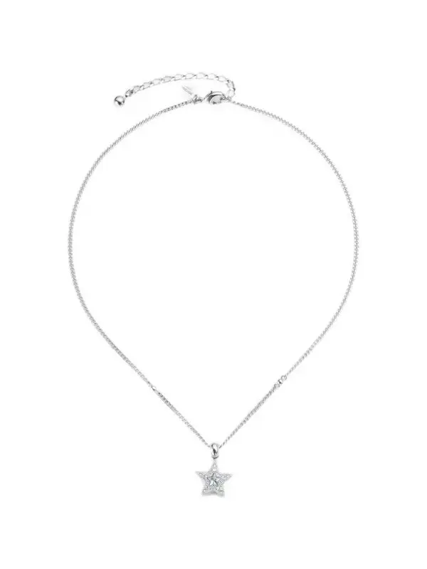 JIMMY CHOO Star-pendant Curb-chain Necklace