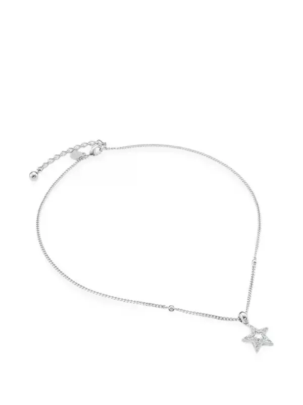 JIMMY CHOO Star-pendant Curb-chain Necklace