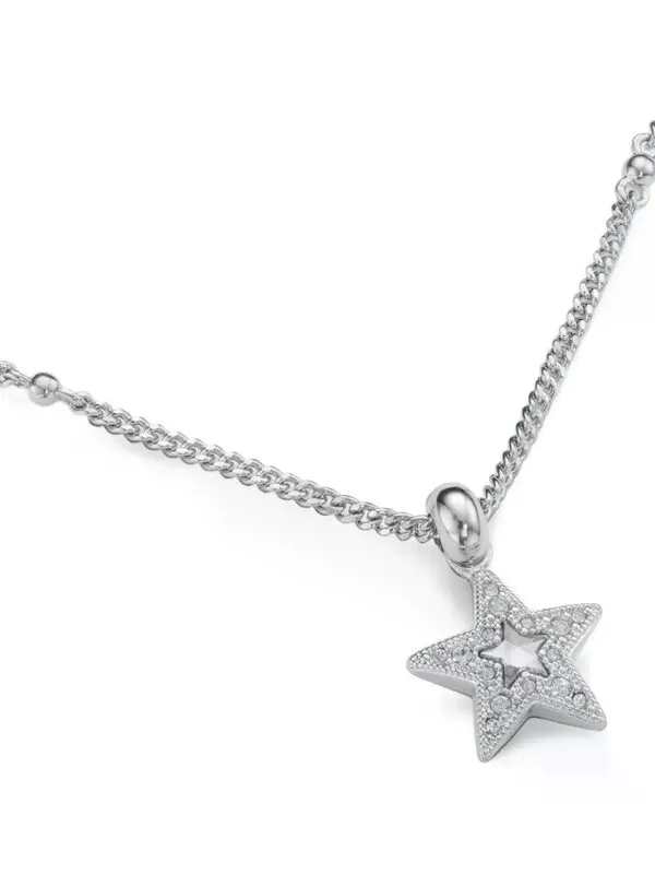 JIMMY CHOO Star-pendant Curb-chain Necklace